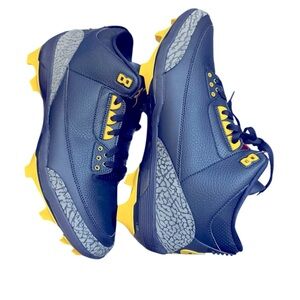 Nike | Shoes | Nwt Nike Jordan 3 Alpha Menace Michigan Player Edition ...